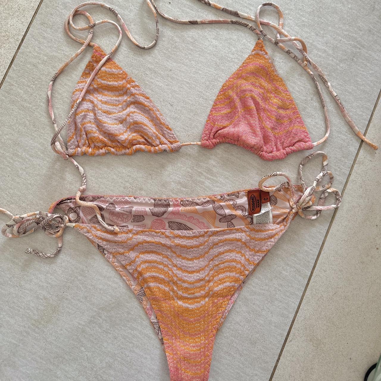 The prettiest vintage lurex missoni mare bikini 🐚.... - Depop