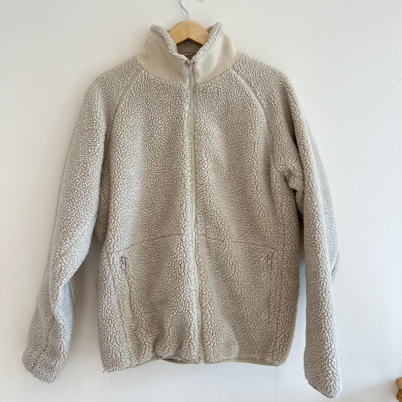 Cozy teddy bear shacket🧸 from Brandy Melville Fuzzy... - Depop