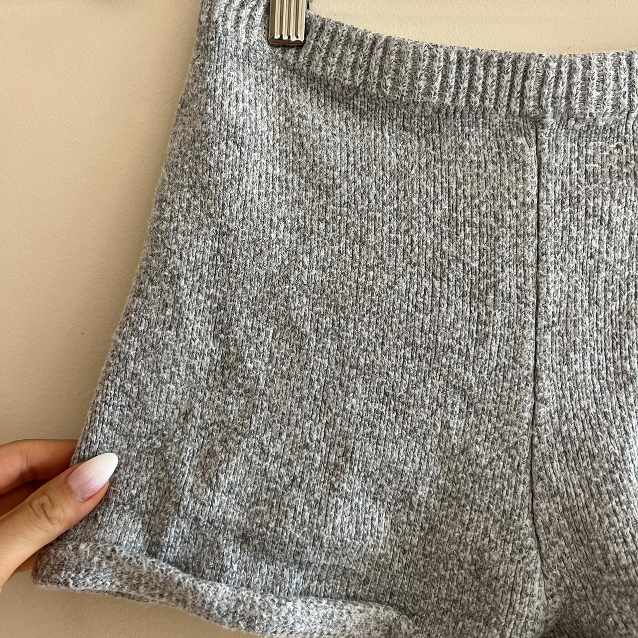 Sexy knit booty shorts☕️ from urban outfitters Gray... - Depop
