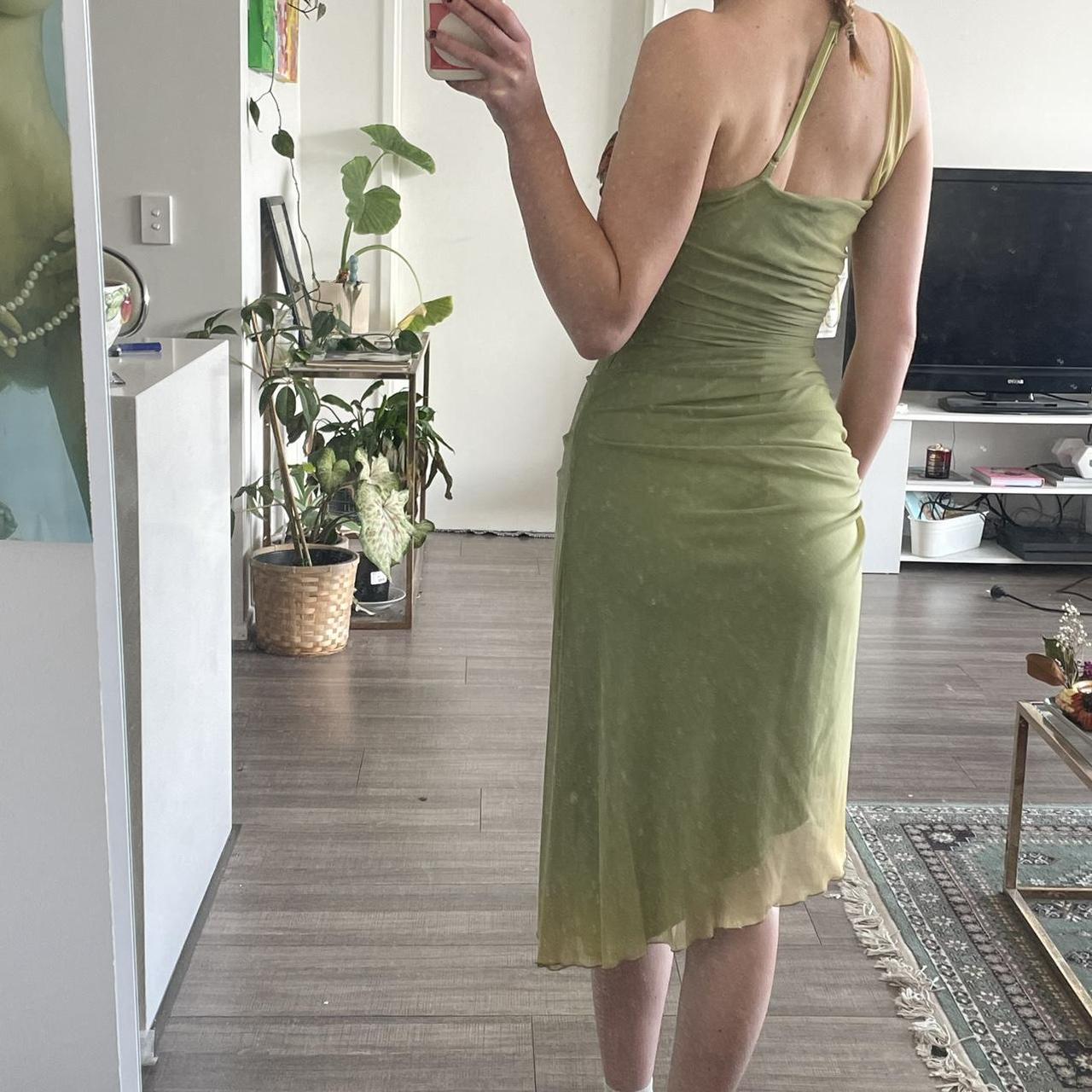 incredible with tags gerry shaw mesh dress label... - Depop