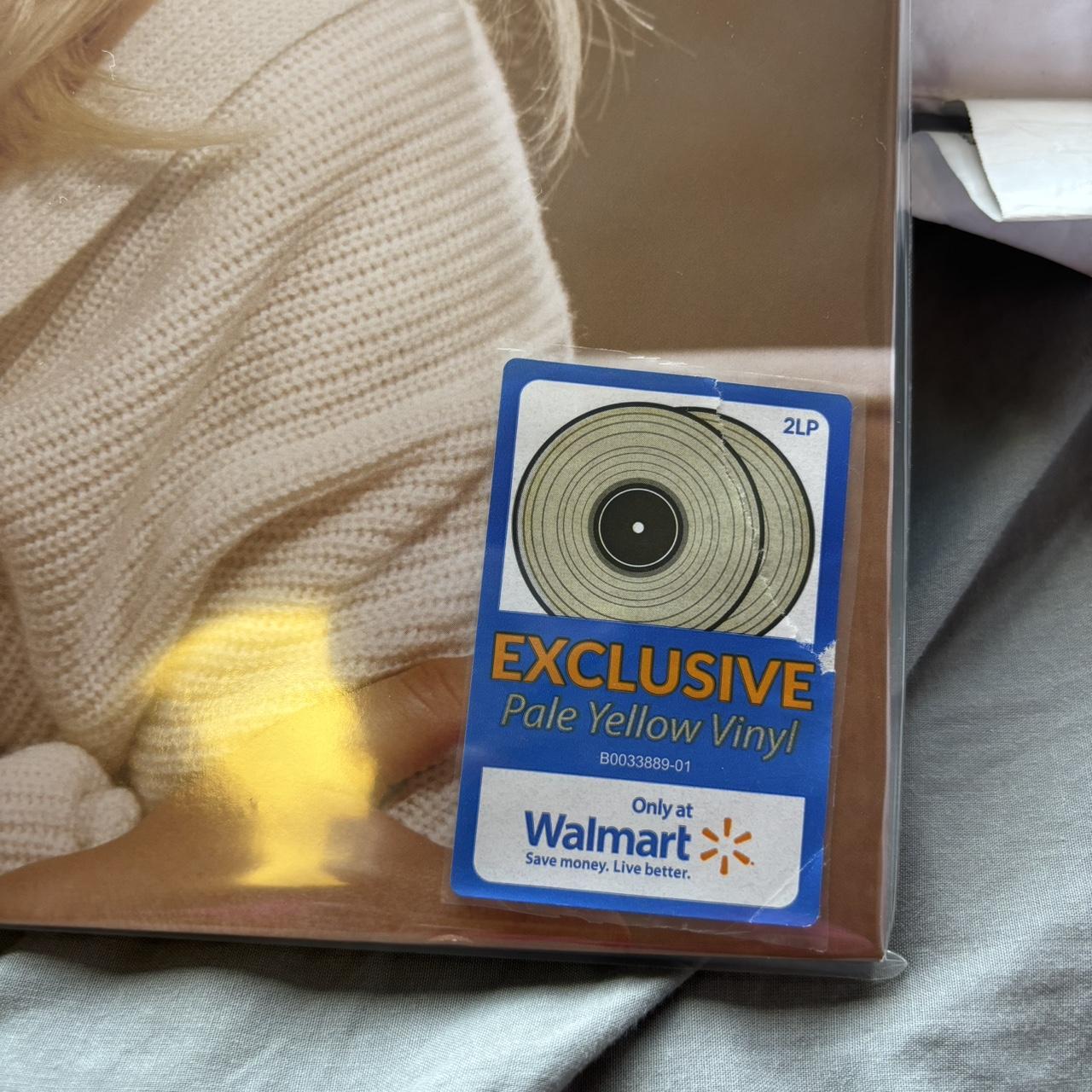 billie eilish ‘happier than ever’ pale yellow 2lp... - Depop