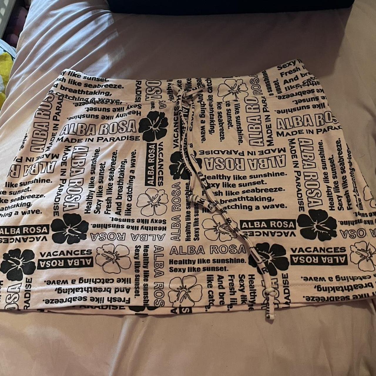 Rare vintage alba rosa miniskirt, japanese free size... - Depop