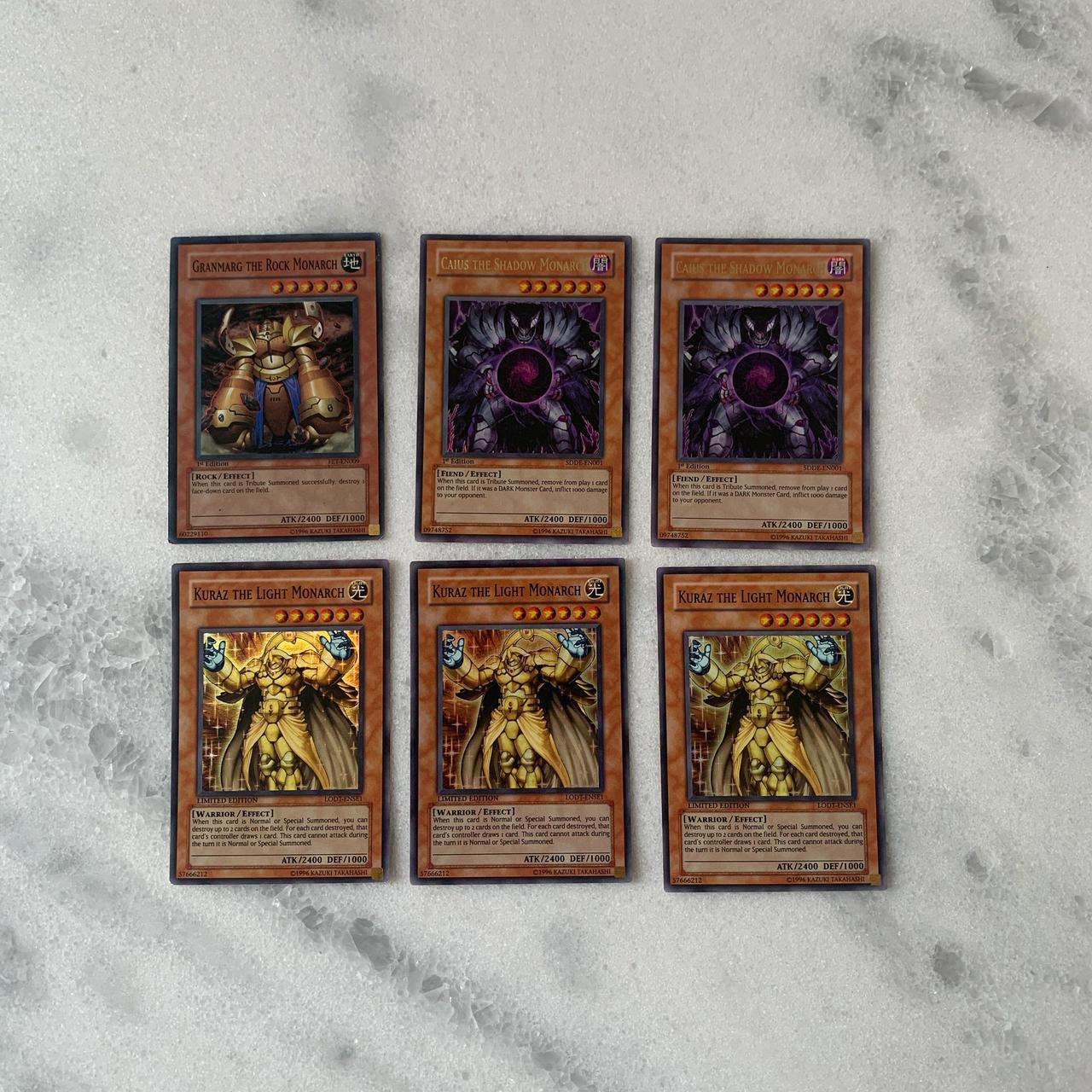 YU-GI-OH, Yugioh, 6 Card Monarch Bundle, NEAR MINT... | Depop