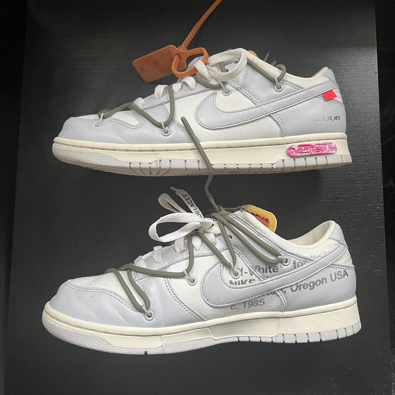 Nike Off White Dunk Lot 22 Great condition Scratch... - Depop