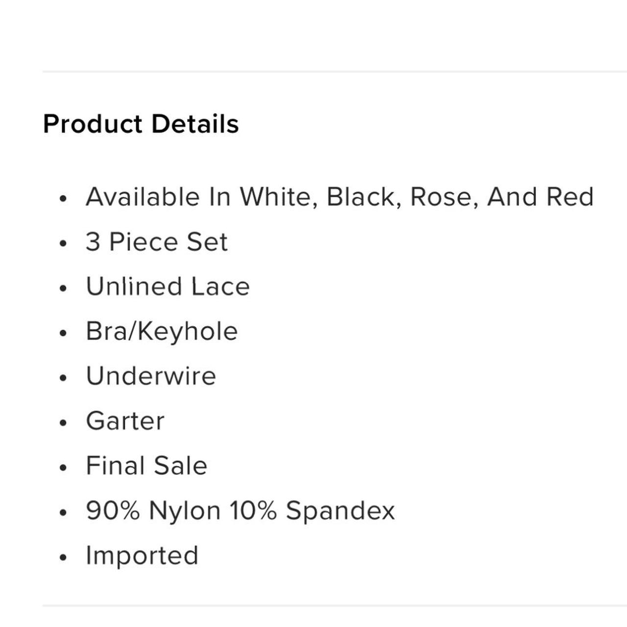 Fashion Nova Innocent Touch 3 Piece Set - Red Size:... - Depop