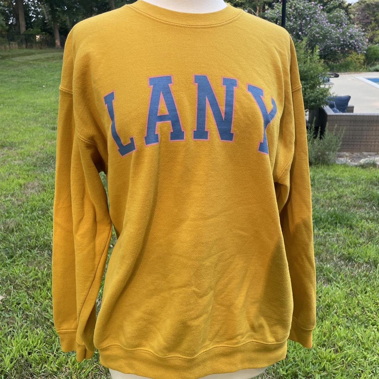 Yellow and blue authentic LANY band merch bought at... - Depop