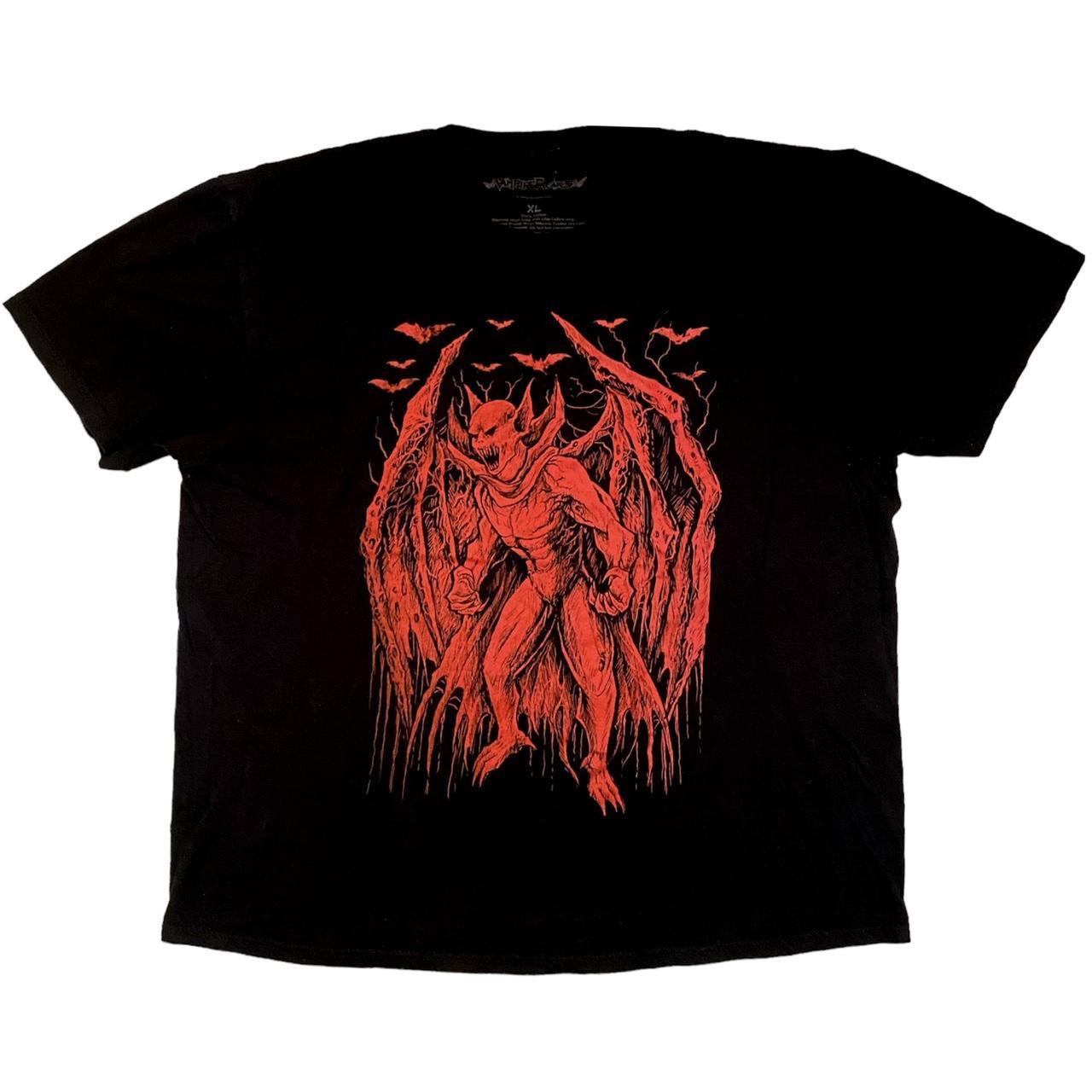 Demon graphic t-shirt from Vampire Freaks! #hottopic... - Depop