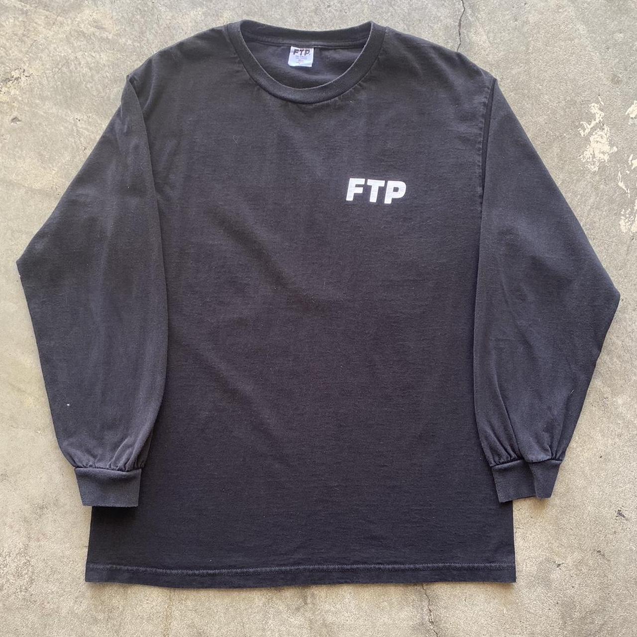 FTP Men's Black T-shirt | Depop