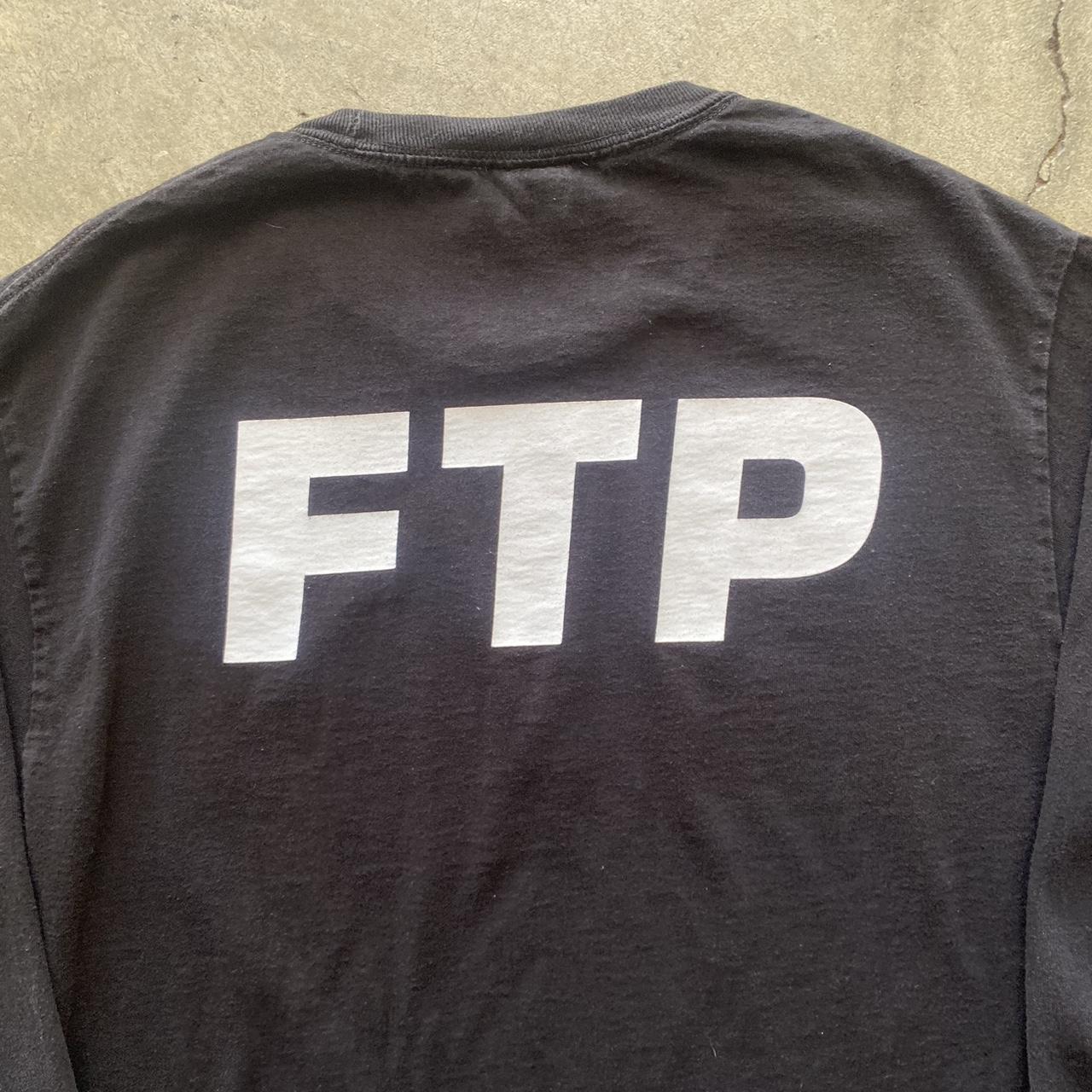 FTP Men's Black T-shirt | Depop