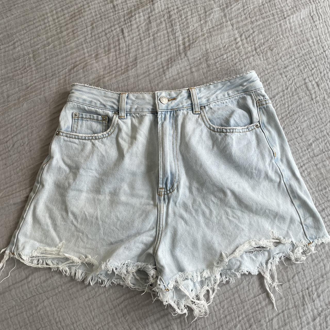 Glassons denim shorts Barely worn Size 12 Dm to... - Depop