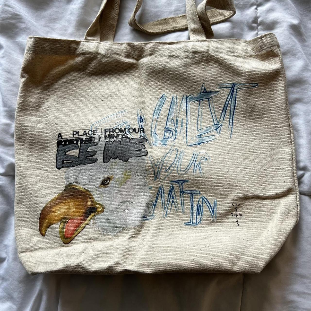 Travis Scott Fragment Tote Bag - Depop