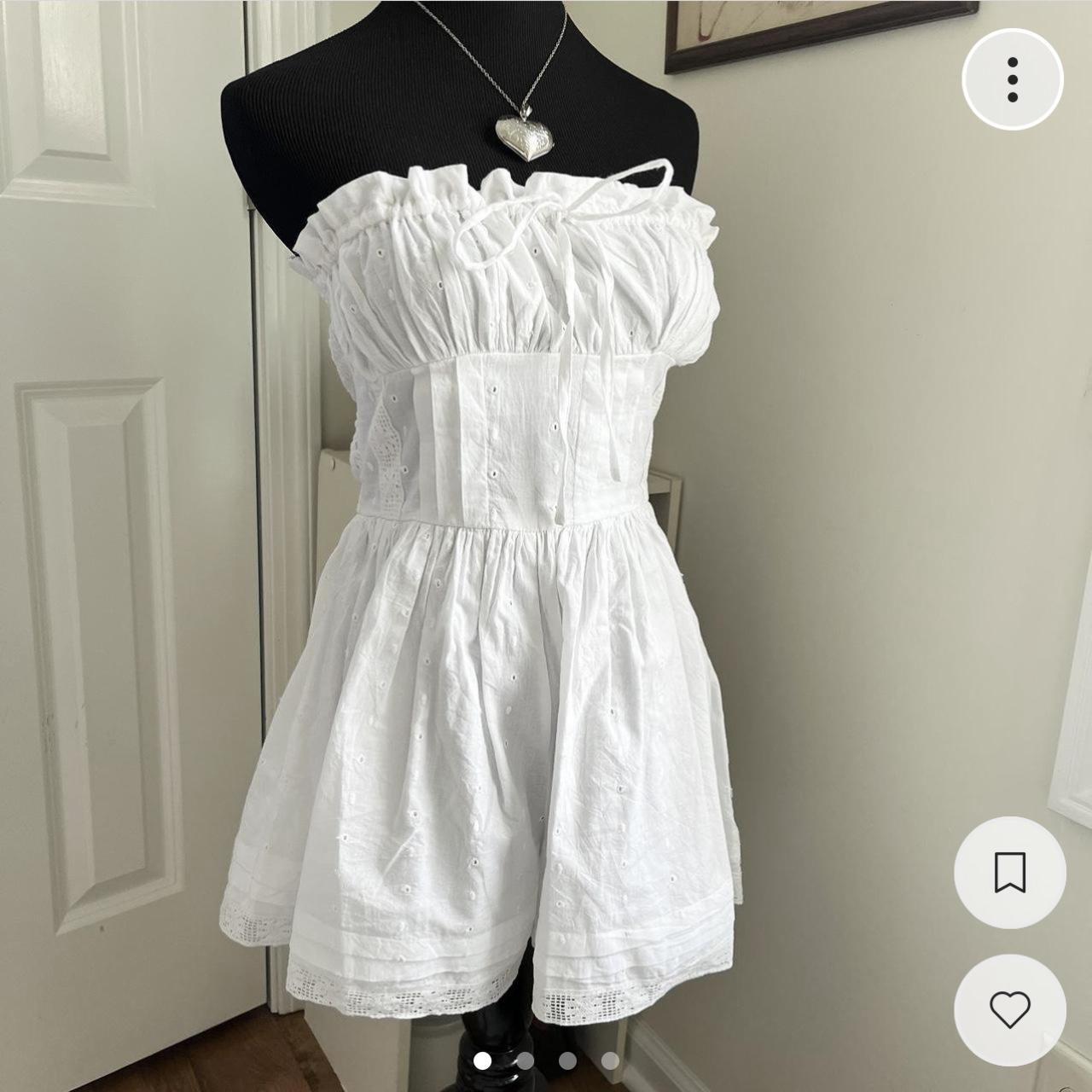 Princess Polly Women's White Playsuit-romper | Depop