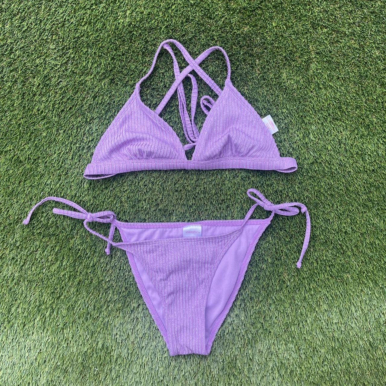 target sparkly swimsuit. washed twice! top and... - Depop