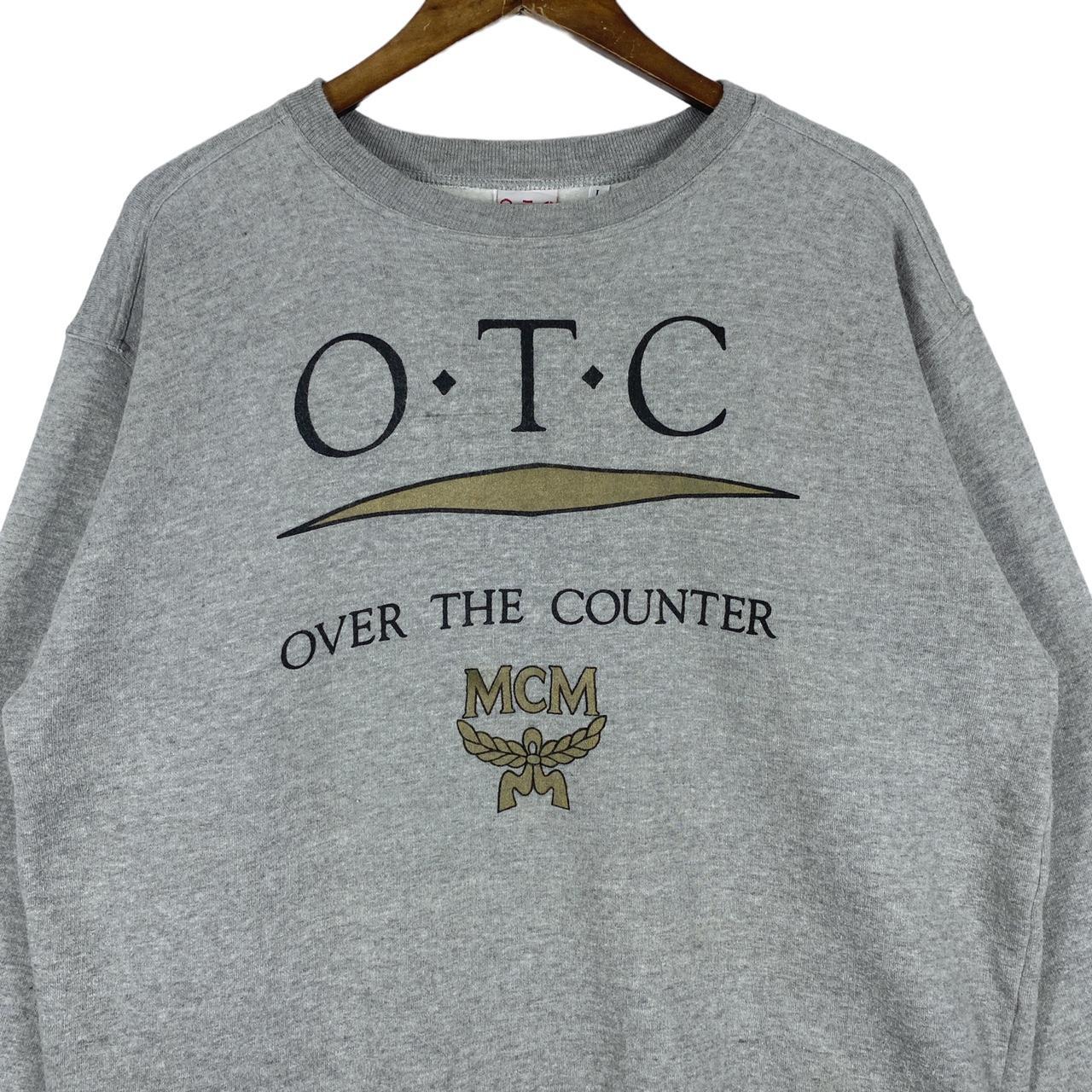Vintage MCM OTC Made In Italy Sweatshirt PLEASE... - Depop