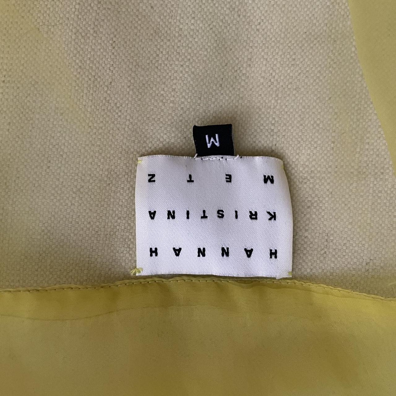 Maryam Nassir Zadeh Women's Green and Yellow Blouse | Depop