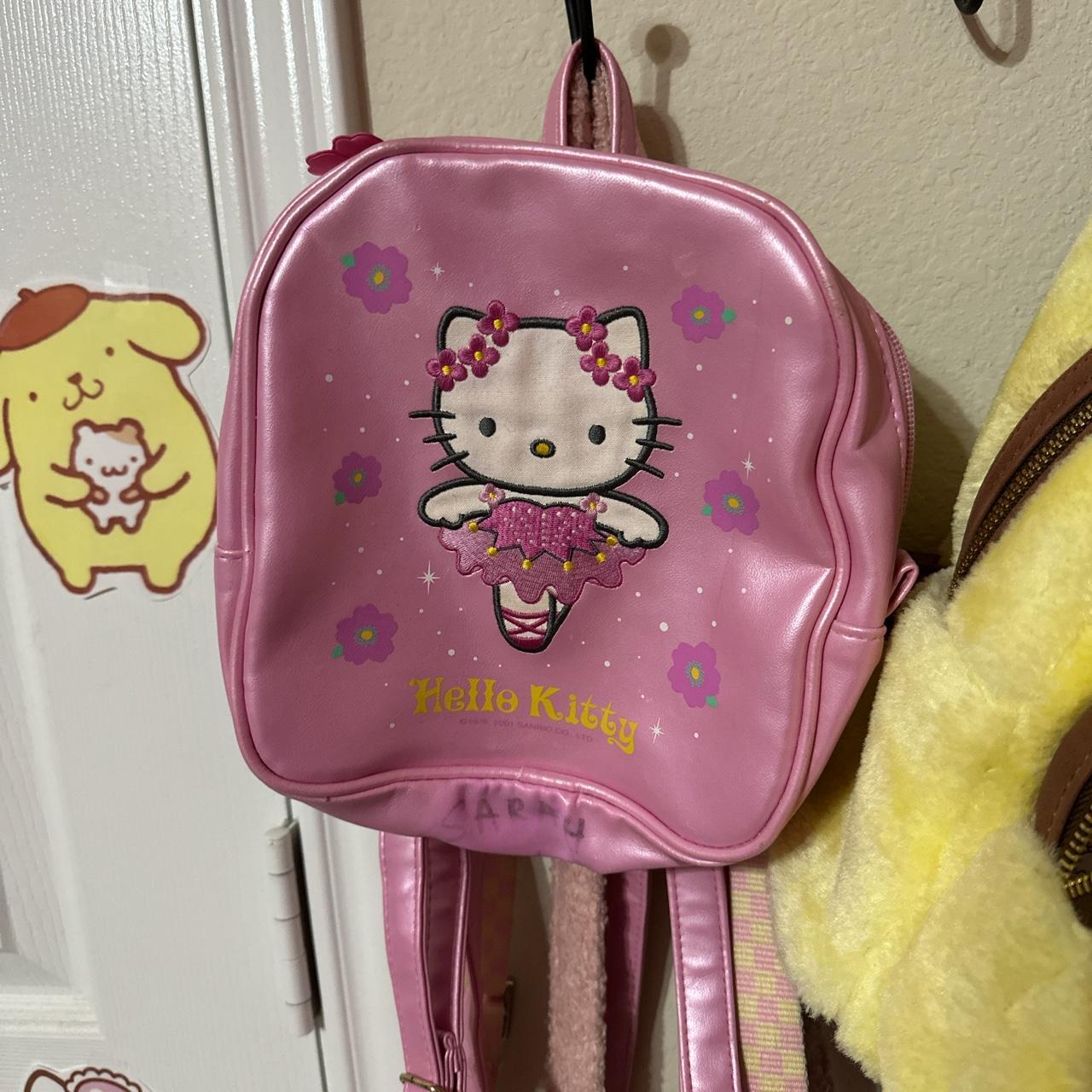hello kitty ballerina backpack. there is a rubbed... - Depop