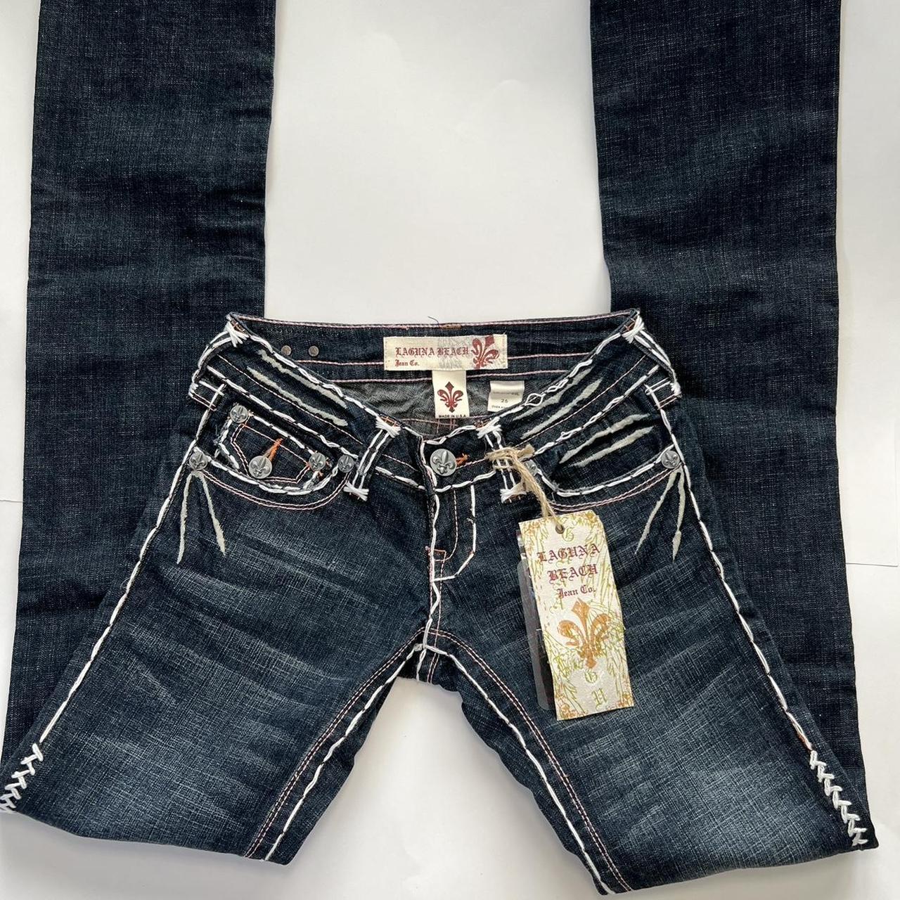 Laguna Beach Jean Co Low rise skinny jeans with... - Depop