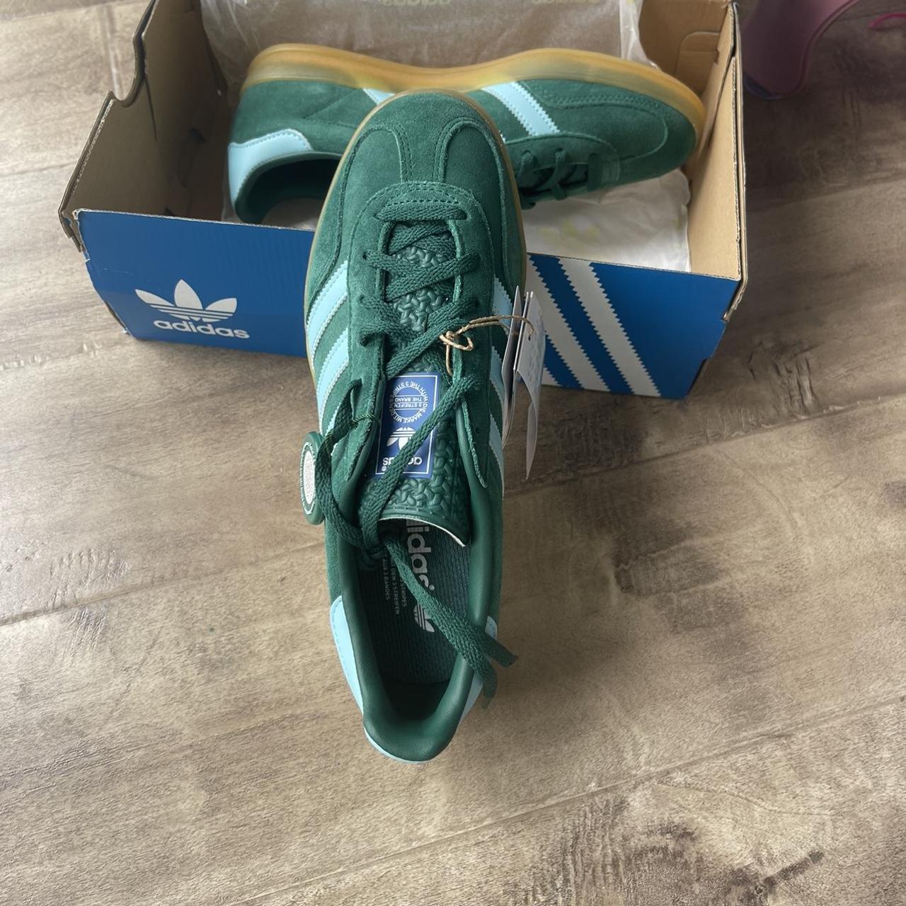 Adidas Women's Green Trainers | Depop