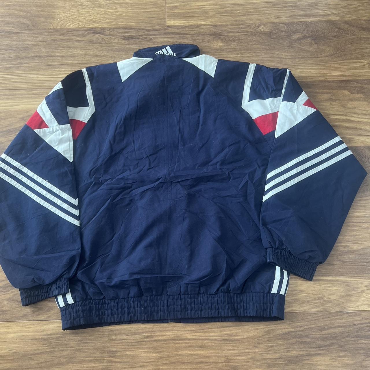 Vintage adidas shell suit bomber jacket Trademark... - Depop