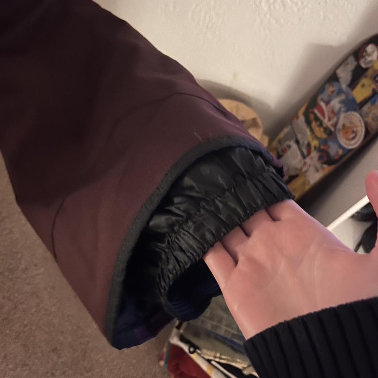 womens size large snow bib zipper pockets cuffed... - Depop