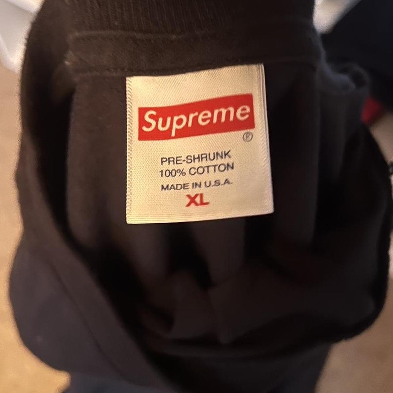 supreme samurai tee XL cropped hem - Depop