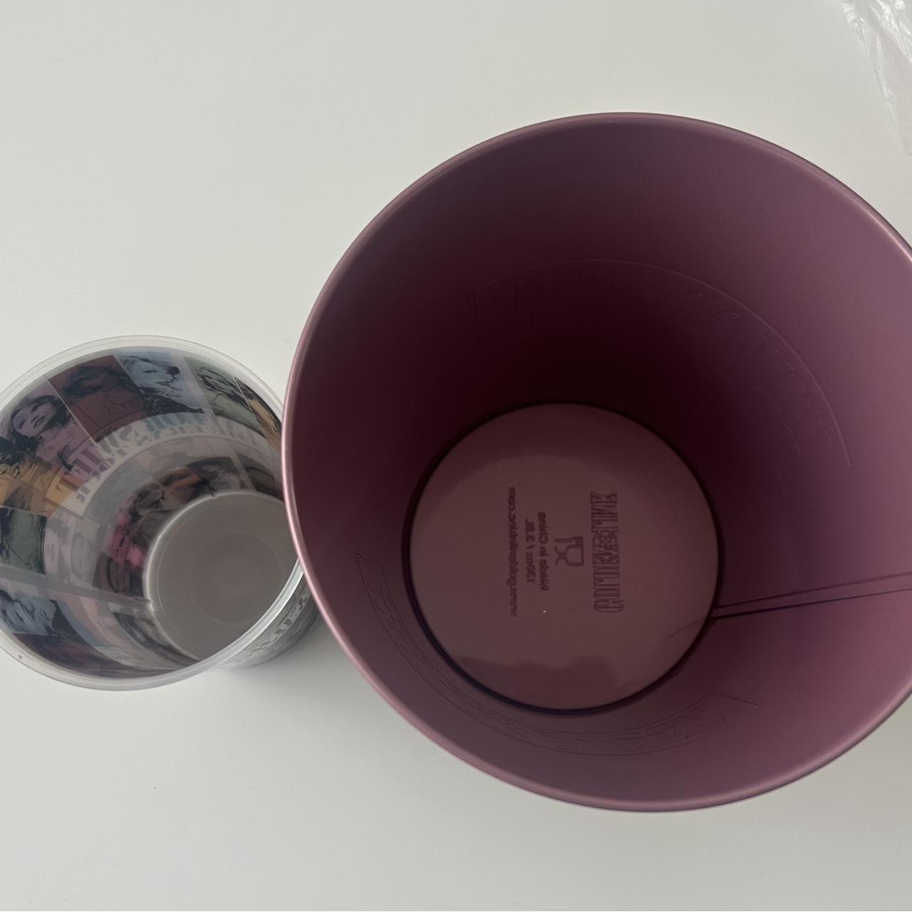 Taylor Swift Pink Tin Bucket + Cup AMC exclusive... - Depop
