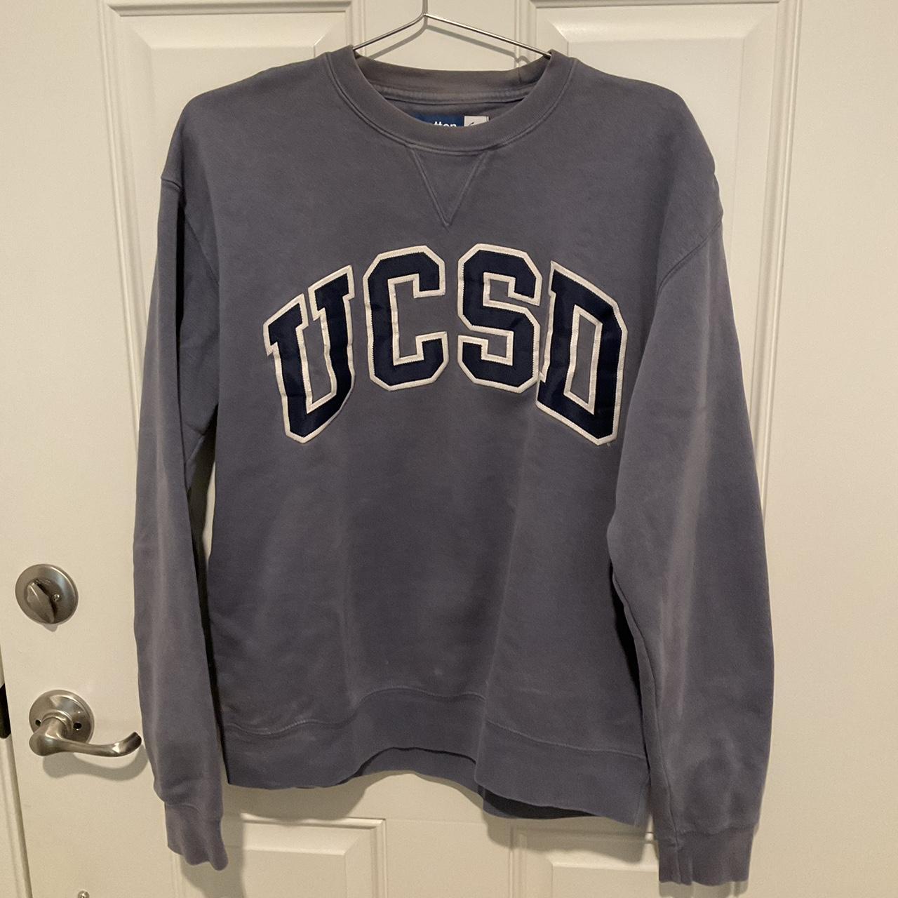 ucsd cornflower blue crewneck unisex medium has... - Depop
