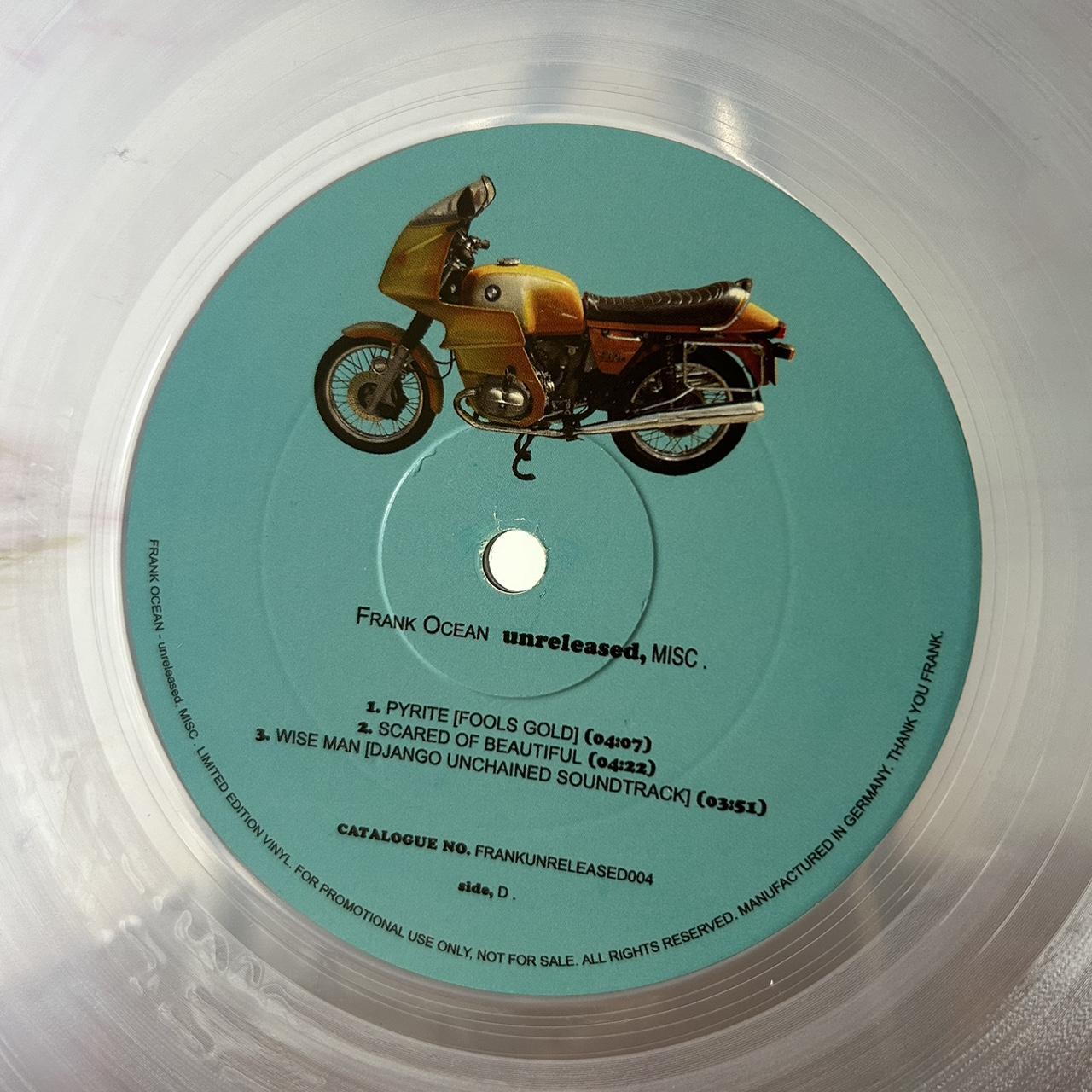 Rare Limited Edition Frank Ocean Unreleased Misc,... - Depop