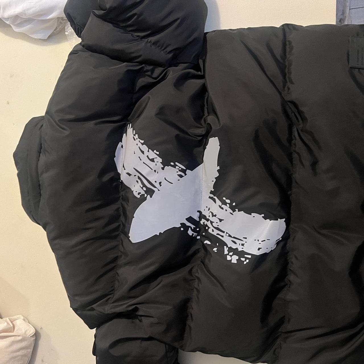 Black TAX3 tax puffer jacket #pufferjacket trapstar - Depop