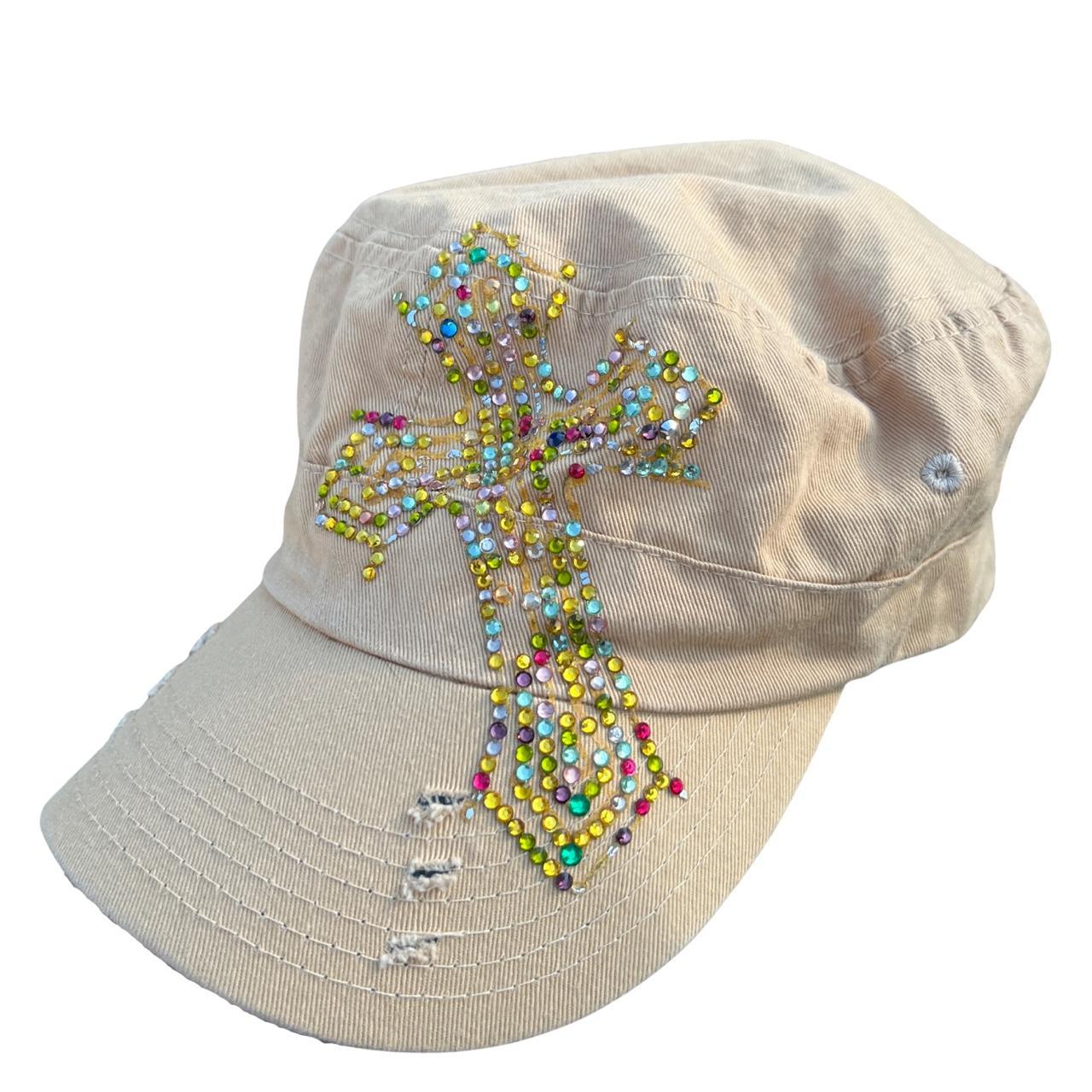 Y2k Mcbling Cadet Hat #2000s #bimbo #streetwear... - Depop