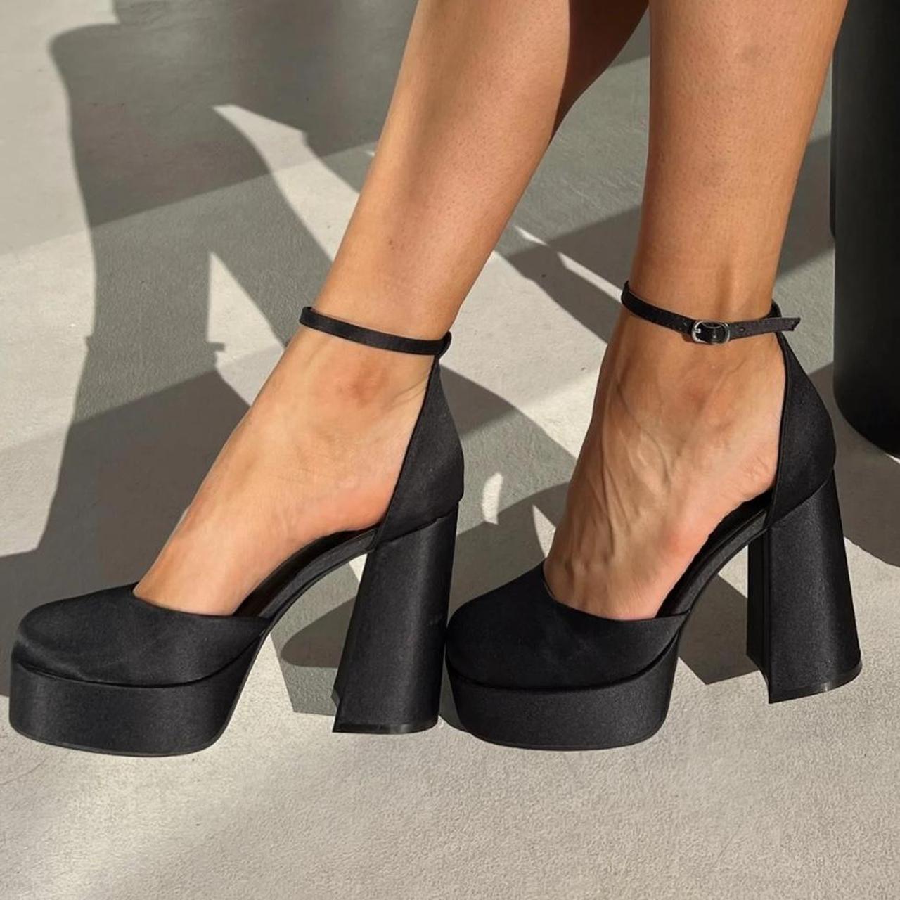 princess polly vogel platform heels size 8 rrp: $89... - Depop