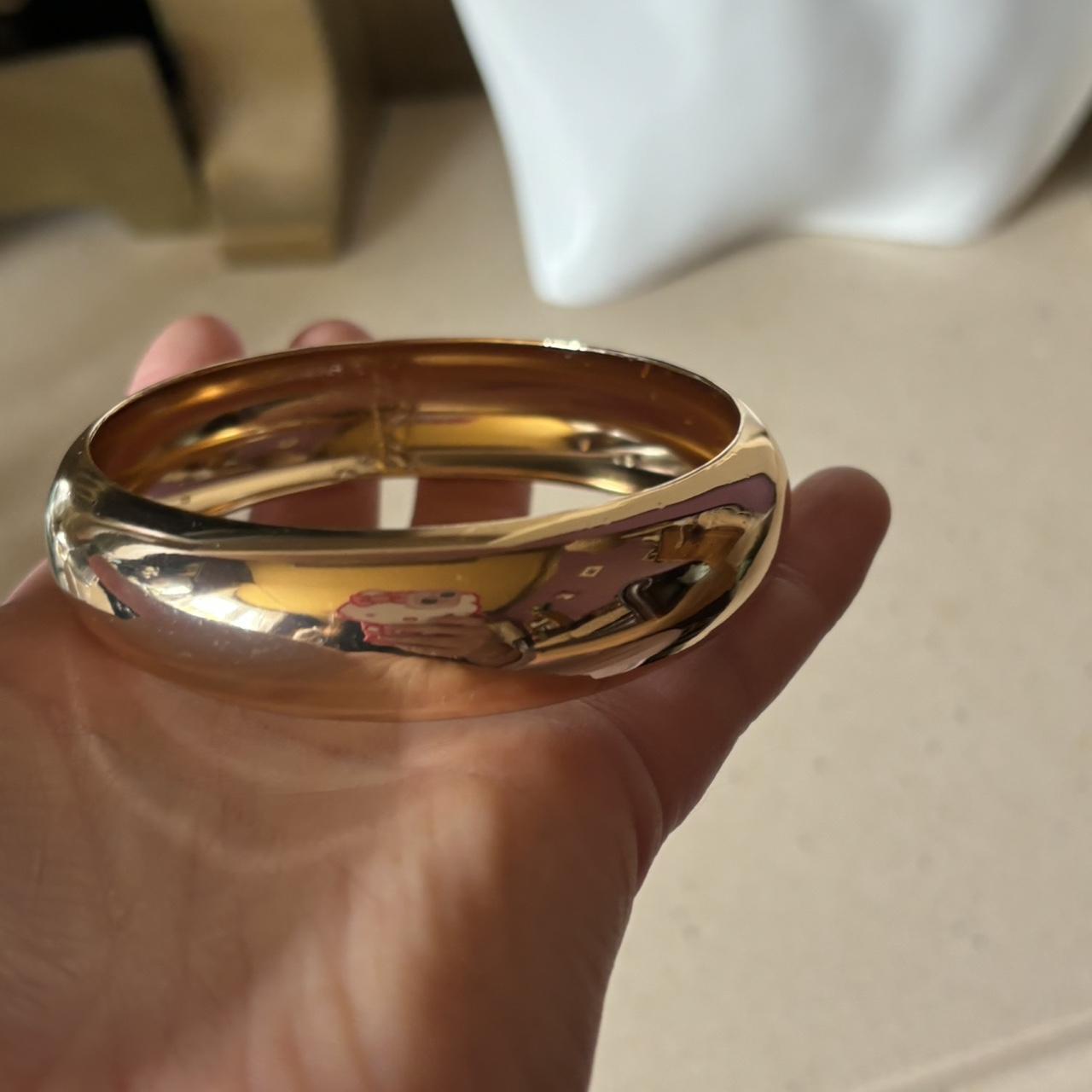 large gold bangle - Depop
