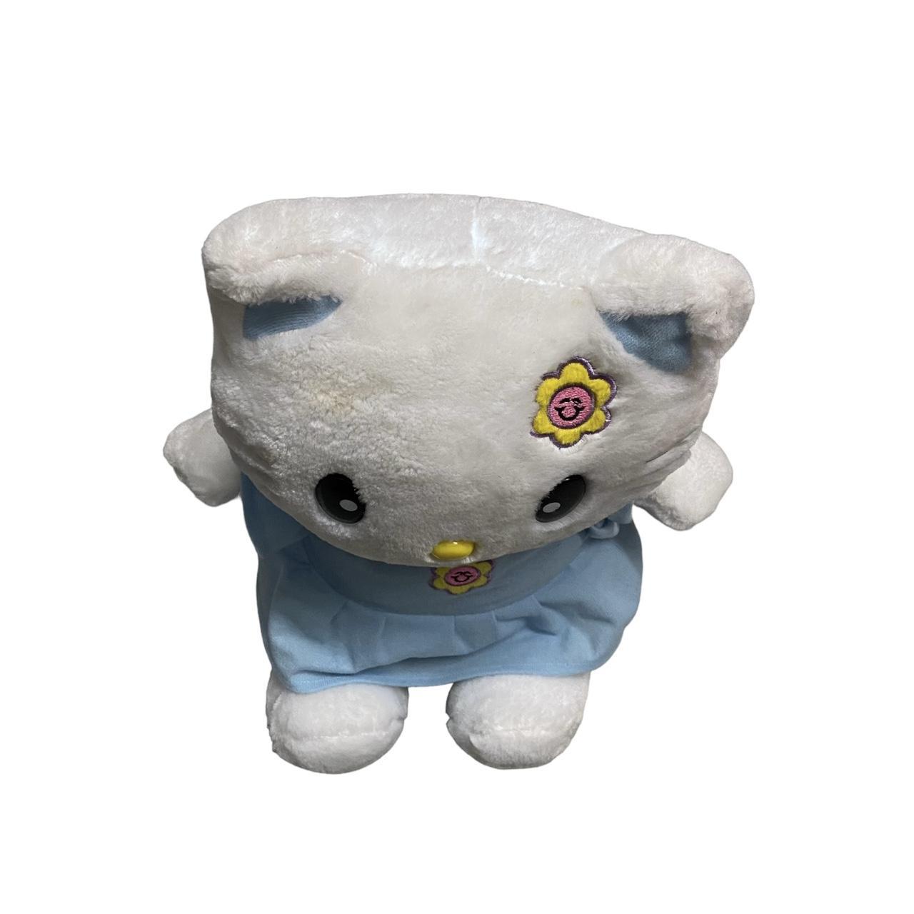 Hello Kitty supa cute plushy toy hk in her baby blue... - Depop