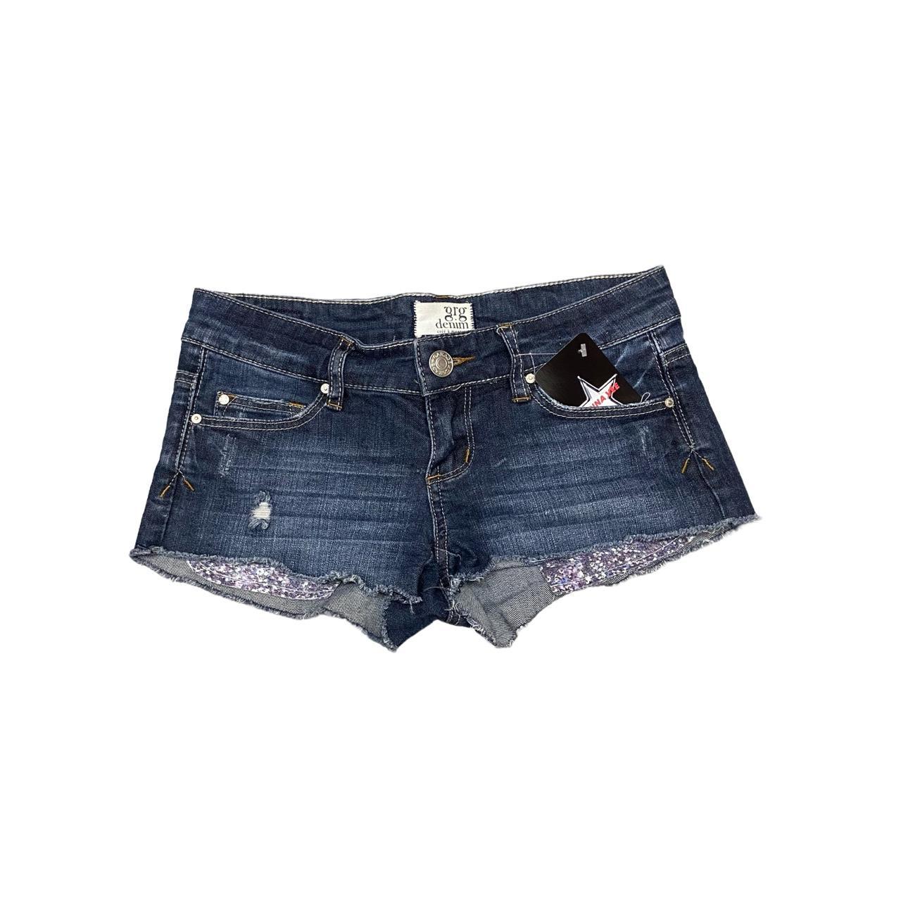 2000s classic micro mini shorts sexyyy lowrise... - Depop