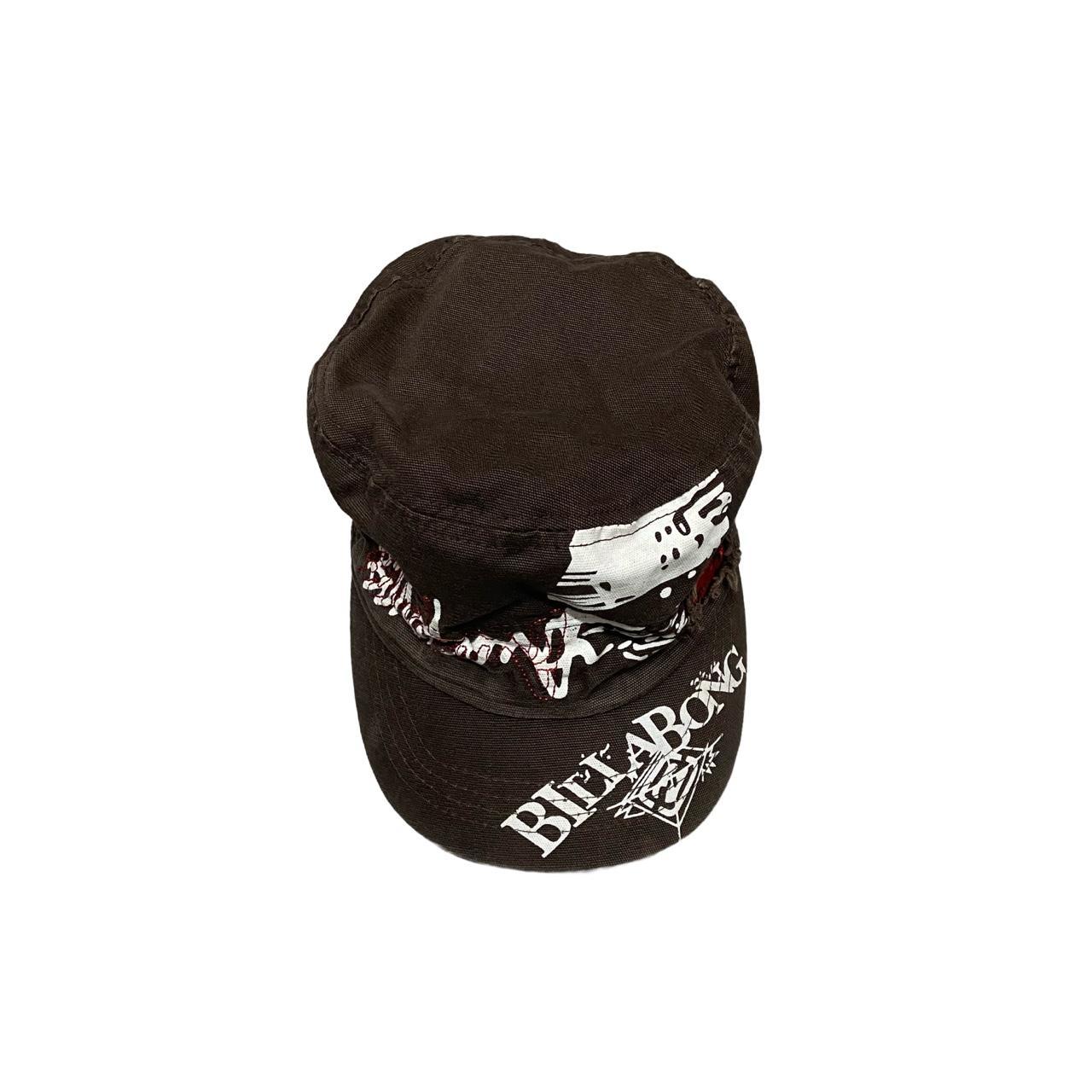 early 2000s billabong cyber cap newspaper boy type... - Depop