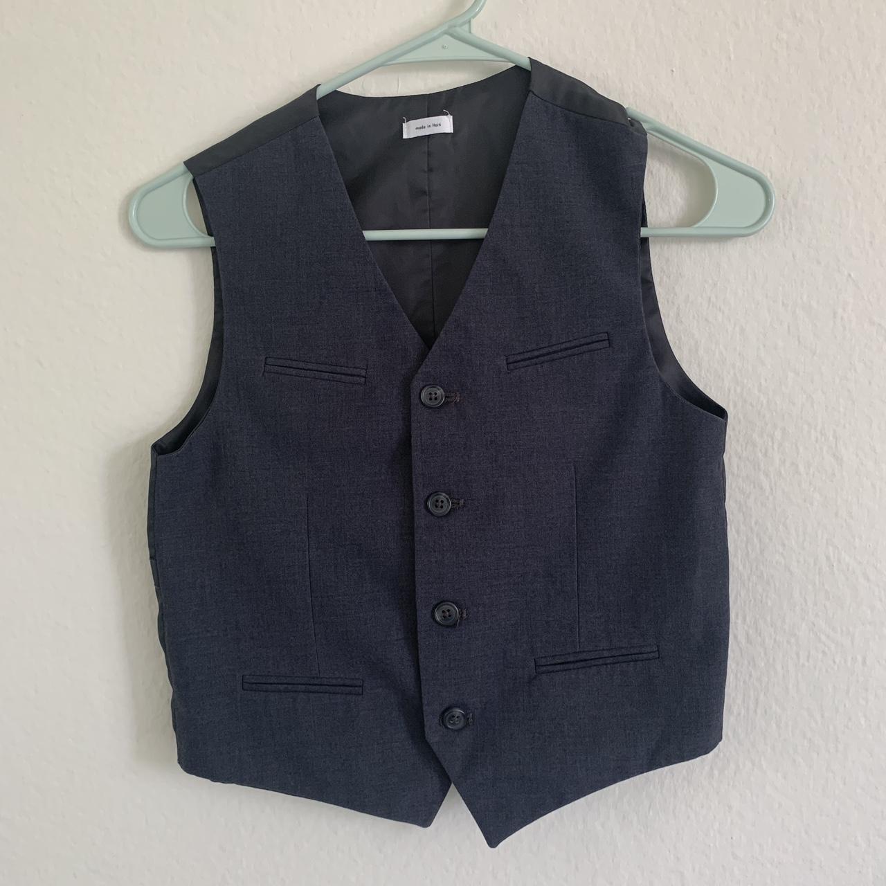 Calvin Kline Grey Dress Vest SX to Small M 10/12... - Depop