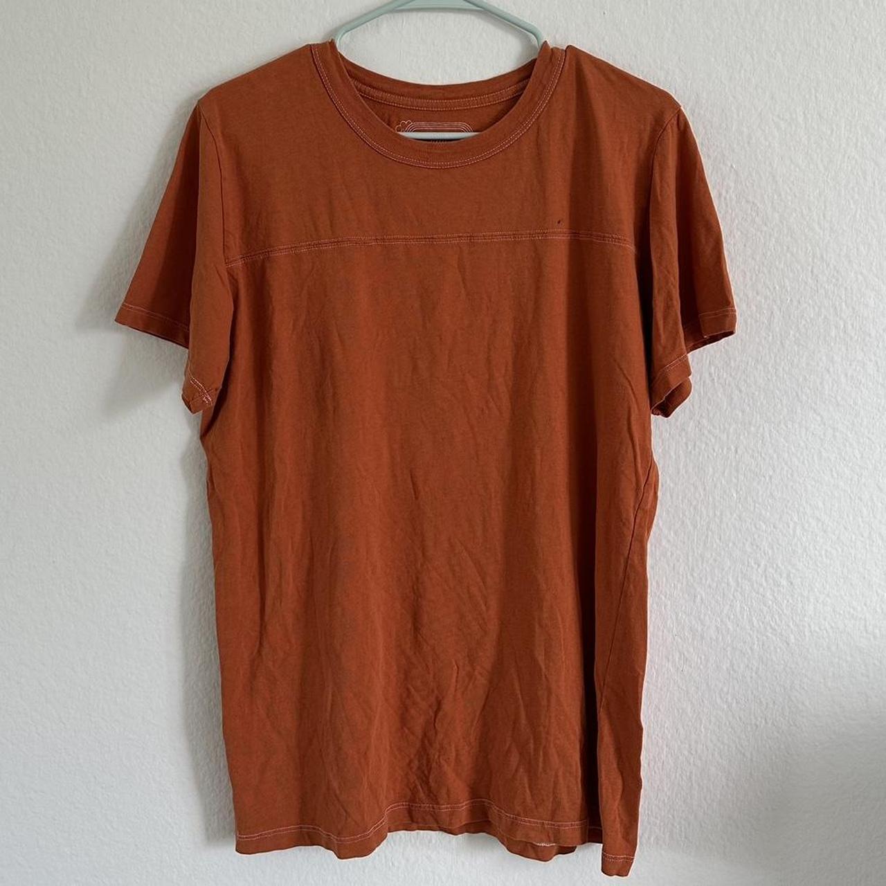 Big Bud Press Orange Ringer Tee 1970's vibes super... - Depop