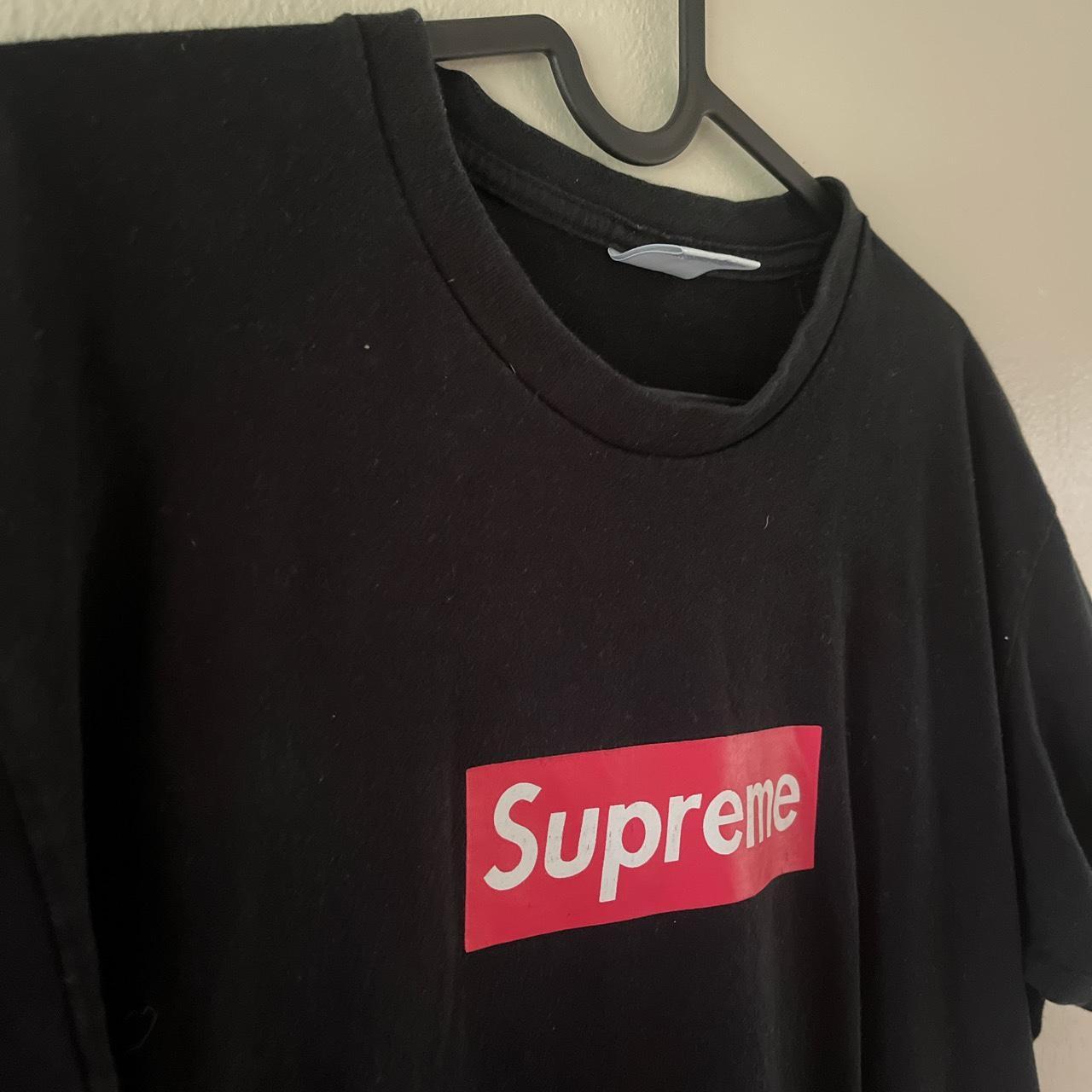supreme box logo tee shirt the one and only no... - Depop