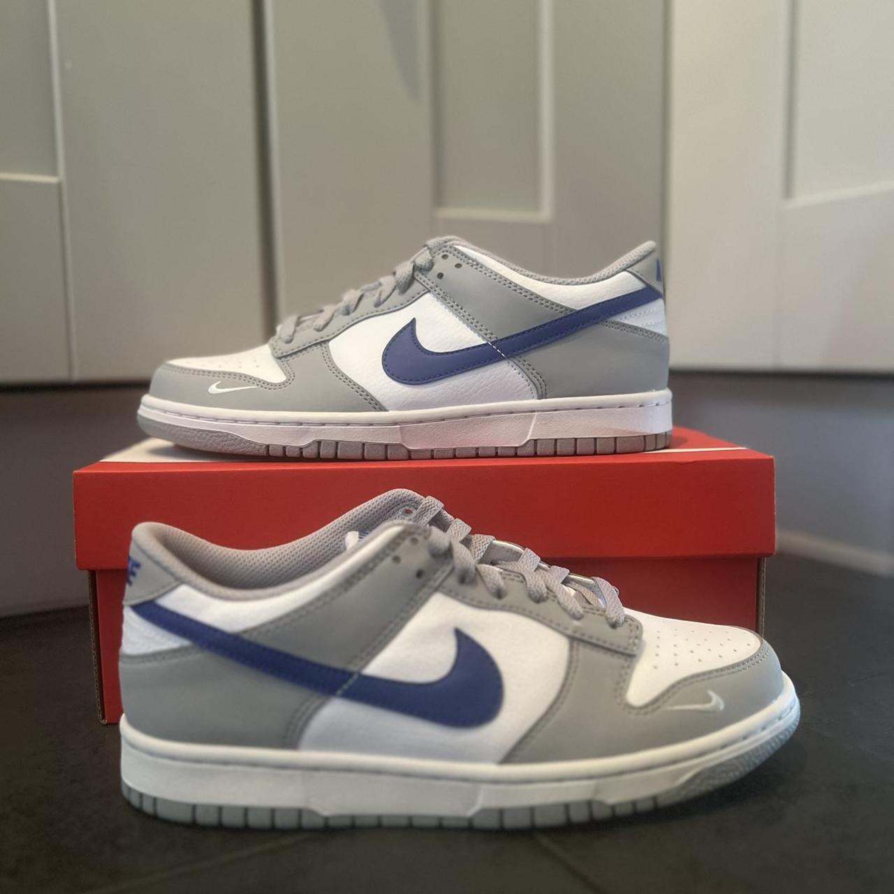 Nike Dunk Low Blue Grey Size 3.5 and 5.5 Open to... - Depop