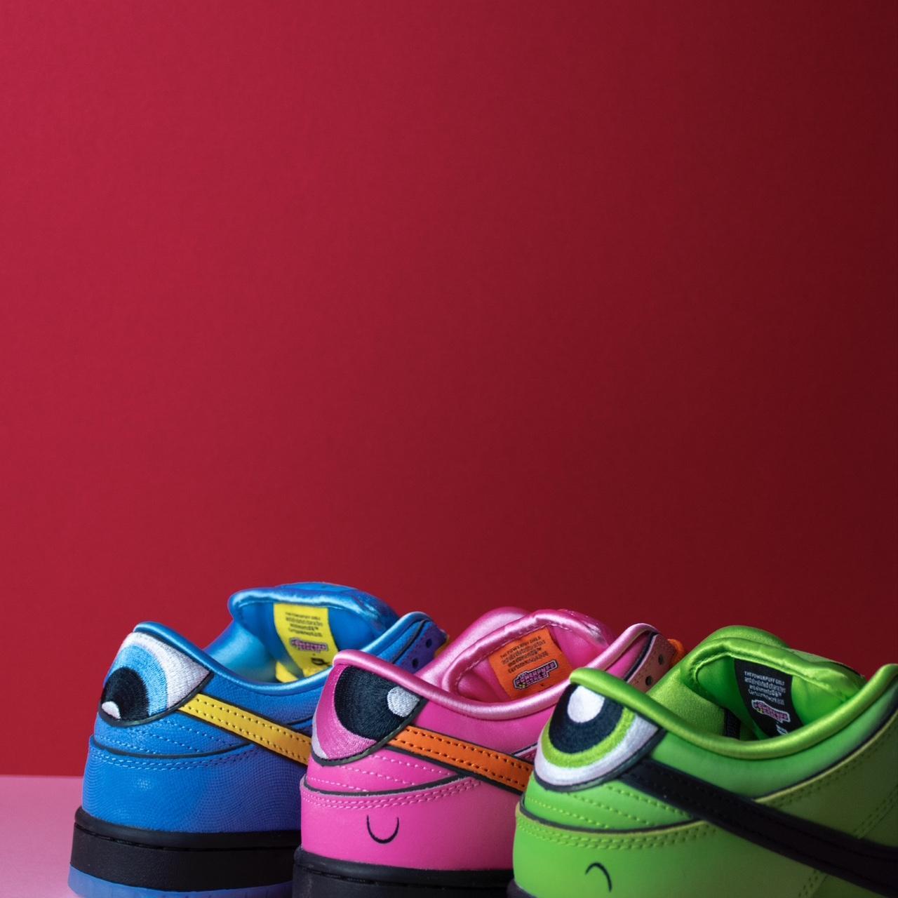 Nike SB Dunk Low Powerpuff The full set Size... - Depop