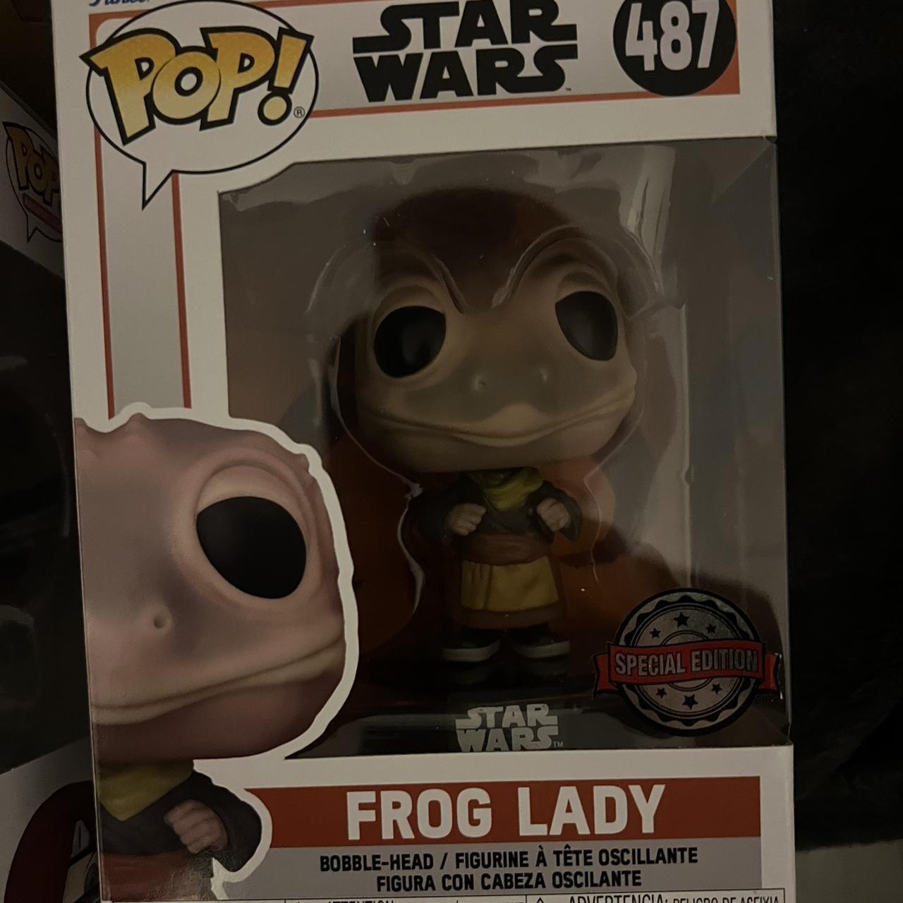 Funko POP! Star Wars Frog Lady Special Edition #487... - Depop