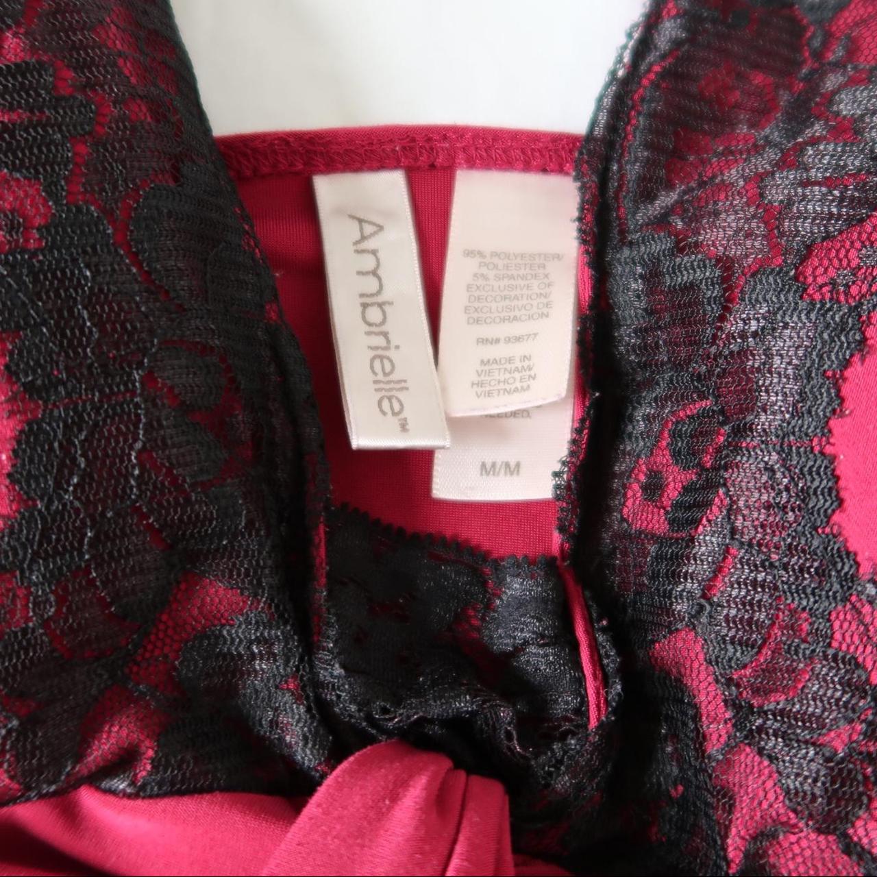 Ambrielle Women's Burgundy Dress | Depop