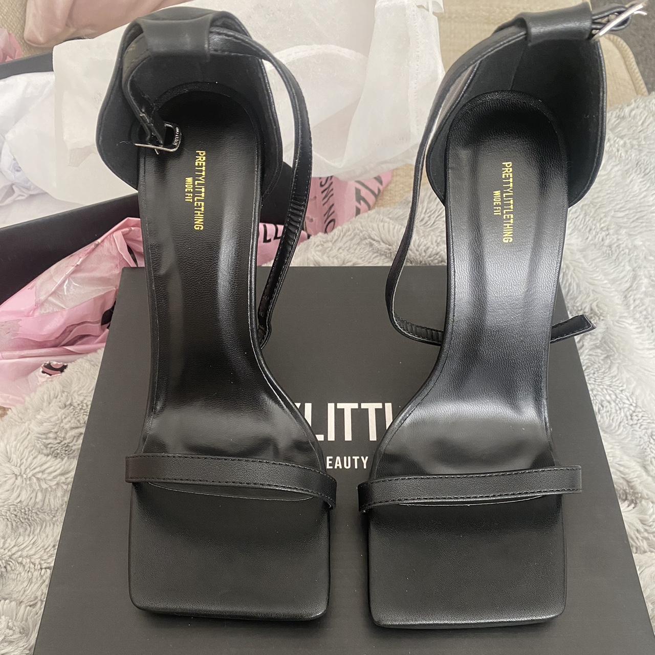 pretty little thing heels size 4 bought the wrong... - Depop