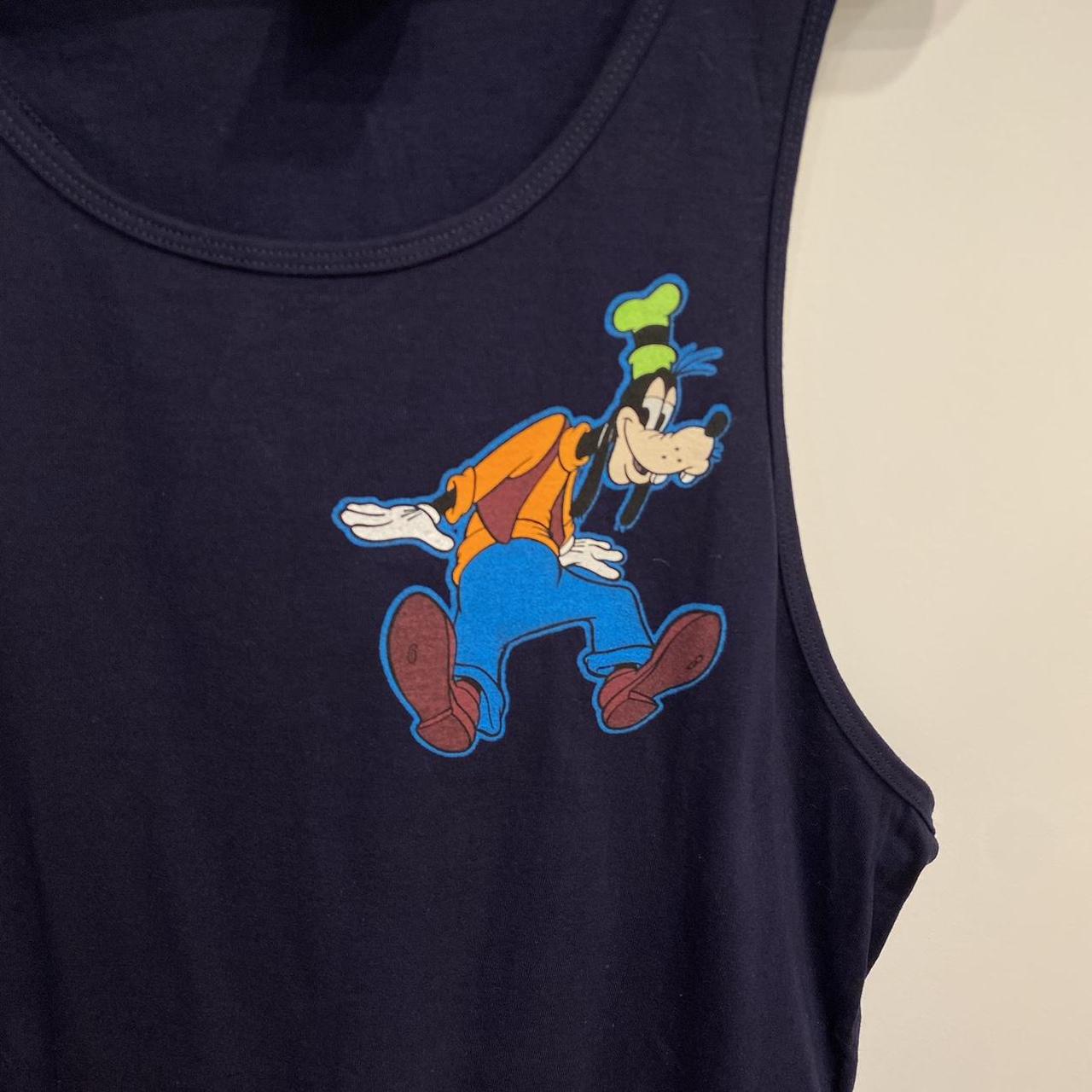 Vintage Disney Designs Goofy Tank Top in pre-owned... | Depop
