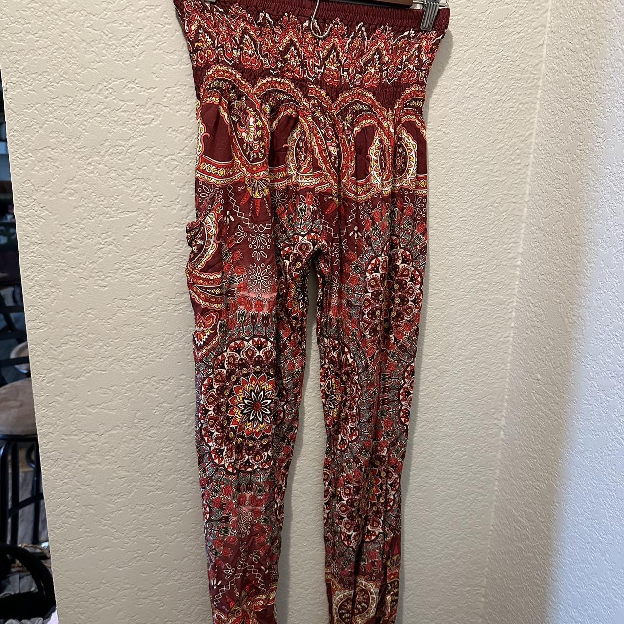 Hippie boho eclectic Earthbound pants. Sooo comfy... - Depop
