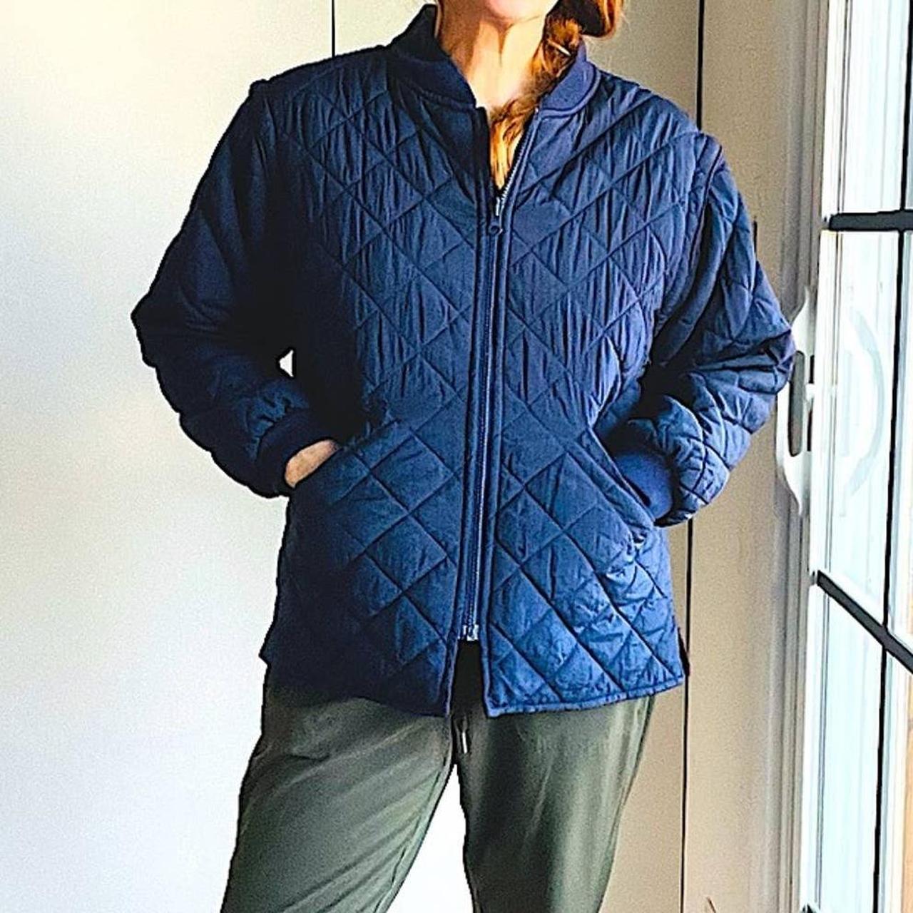 Northern Reflections Men's Blue Coat | Depop