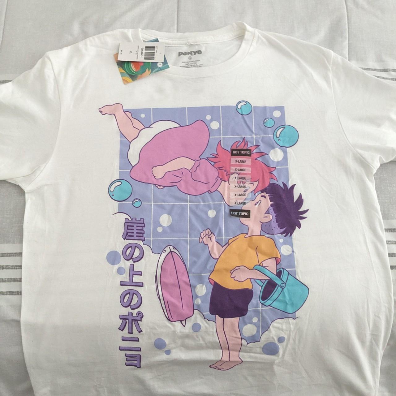 Studio Ghibli Ponyo Shirt from Hot Topic Brand new... | Depop