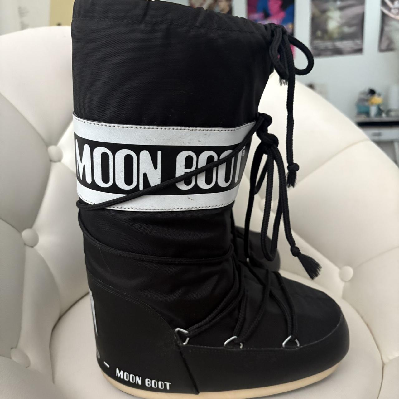 Real Black Moon Boots. Size 6-9 #winterboots. Not... | Depop