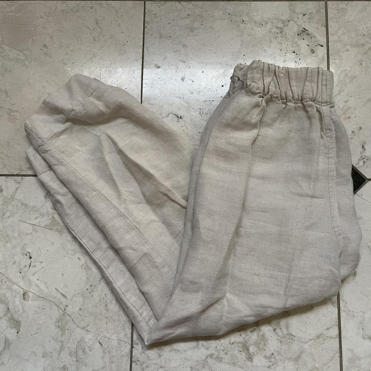 Elizabeth Suzann flax linen pants without pockets,... - Depop