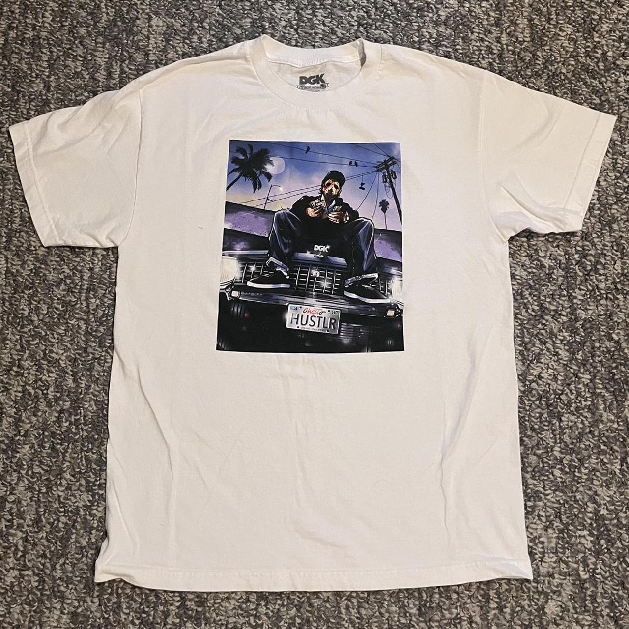 DGK HUSTLR shirt Size L Ice cube jason mask killa... - Depop